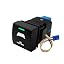 Engine Start Switch Push Button Switch Green White Light Radar Power ...