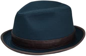 Amazon | [レッター] ハット メンズ パラフィン加工 帆布綿×牛革 New para hat 4.5cm (ベージュ/ネイビー ...