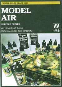 Buy Vallejo Hand Painted Color Chart Model Air Online at Low Prices in ...