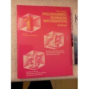 Amazon | Programmed Business Mathematics, Book 1: Business Math ...