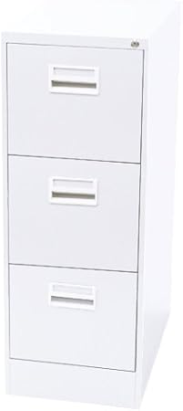 Amazon.co.jp: 【法人専用】 LOOKIT ファイリングキャビネット 3段 引き出し 鍵付き 書類 収納 ホワイト L-A4-3W : 文房具・オフィス用品
