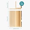 Amazon.de: Navaris Plattenhalter aus Holz - Plattenständer Vinyl - LP ...