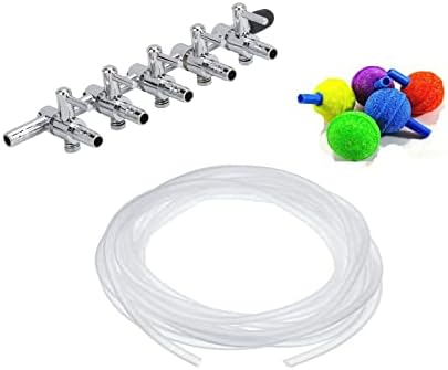 SANSEFERO® Aquarium Air Pump Air Tube Connectors Air Flow Controllers ...