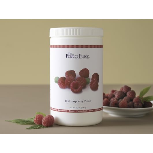 Amazon.com: The Perfect Puree Red Raspberry Puree, 30 Ounce - 6 per ...