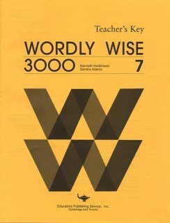 Wordly Wise 3000 Book 7 - Answer Key: Kenneth Hodkinson, Sandra Adams ...