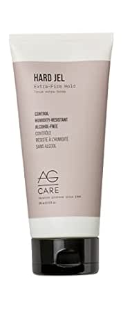 AG Care Hard Jel Extra-Firm Hold Hair Gel - Vegan Strong and Flexible ...