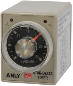 Anly - Star Delta Timer 220VAC 5A - ARD: Buy Online at Best Price in ...