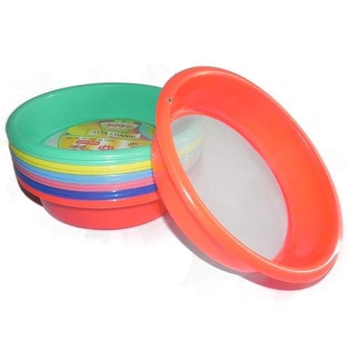 Buy Plastic Chalni/Plastic Flour Strainer in Random Colours Online at ...