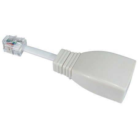 Komodo® RJ11 Male to BT Socket Female Telephone Adapter Converter ...