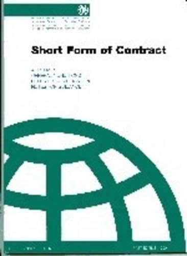 FIDIC Short Form of Contract: First Edition (Green): Federation ...