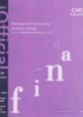 Buy Cima Official Study System: Management Accounting Business Strategy ...
