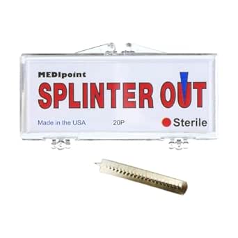 Amazon.com: Medipoint Splinter Out Splinter Remover, 20 Count ...