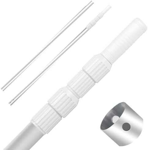 Amazon.com : Poolvio 12 FT Telescopic Swimming Pool Pole - Adjustable 2 ...