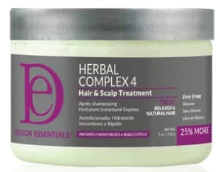 Amazon.com: Design Essentials Herbal Complex 4 Hair & Scalp Treatment ...
