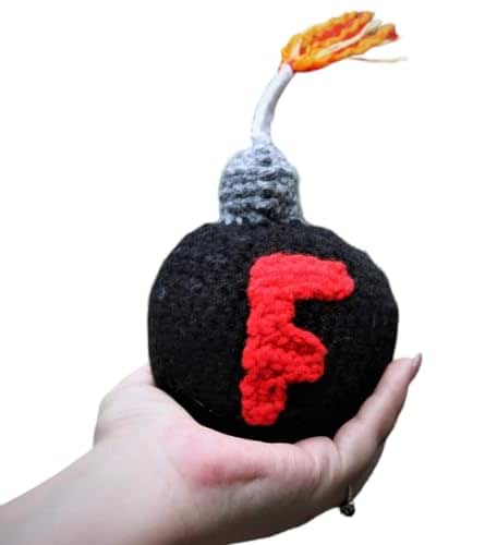 Amazon.com: Crochet Stuffed F-Bomb : Handmade Products