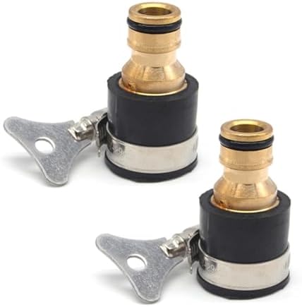 Uni-Fine Brass Quick Connect Hose End Connector Kit for Garden Hoses ...