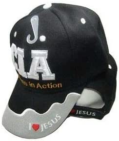Amazon.com: Christian in Action C.I.A. CIA Hat Baseball Cap Saved by ...