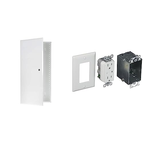Legrand - OnQ Structured Media Enclosure with Hinged Door, Color ...