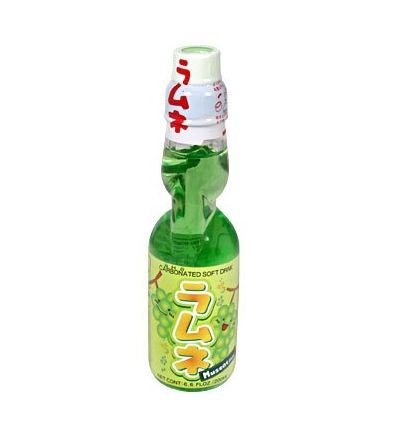 Amazon.com : Hata Ramune Japanese Soda Muscat Flavor ( pack of 6 ...