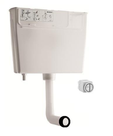 Geberit Low Height Concealed Built In Cistern with Single Flush ...