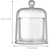Amazon.com | HOMSFOU Glass Butter Container Glass Butter Dishes with ...