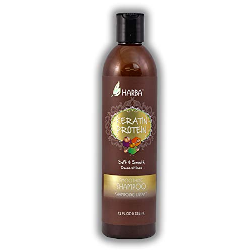 Amazon.com : Harba Keratin Protein Frzz-Free Smoothing Shampoo, 12 fl ...