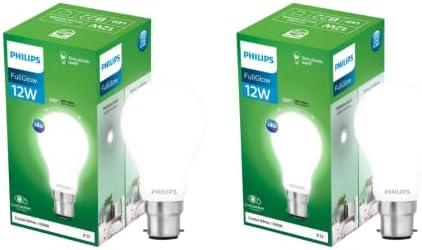 PHILIPS 12-Watt Glass LED Bulb | Full Glow Energy Saver 1200 Lumen ...