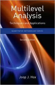 Multilevel Analysis (Quantitative Methodology Series) 2nd (second ...