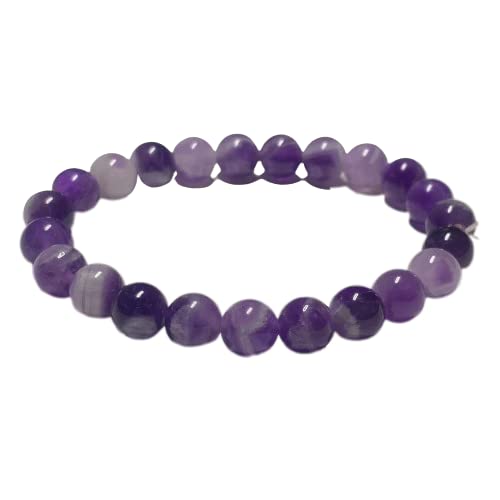 Buy Leading Light Jewellery Natural Amethyst Light Purple Quartz 8mm ...