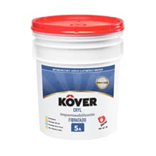 Impermeabilizante Kover Fibratado 5 años blanco 19 litros : Amazon.com ...