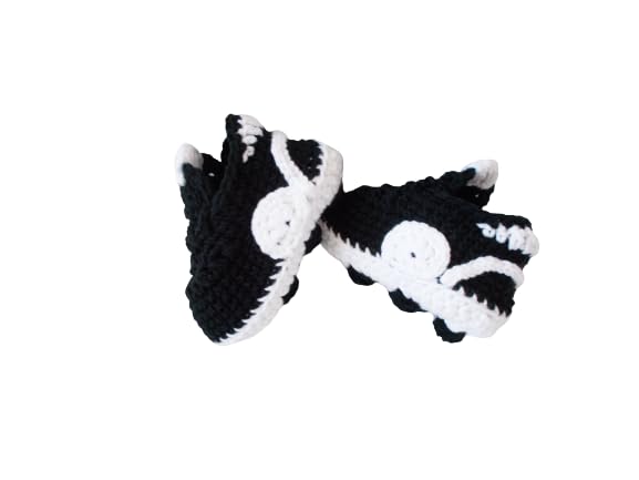Amazon.com: Crochet Baby Shoes, Crochet Soccer Shoes, Baby's First ...