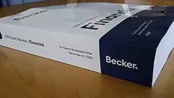 Becker CPA Exam Review Financial V 3.7 For Exams Scheduled After ...