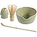 4Pcs Matcha Making Kit, Ceramic Bowl, Bamboo Whisk and Scoop, Matcha ...