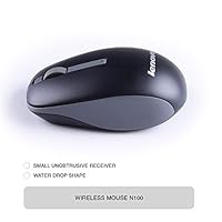 Amazon.in: Buy Lenovo N100 Wireless Mouse (Black) Online at Low Prices ...