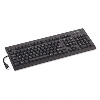 Amazon.com: Acco - Kensington Keyboard for Life Keyboard,Spill-Safe,Bk ...