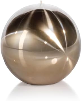 Amazon.com: Zodax 3.5" Tall Titanium Wax Ball, Silver (Set of 3 ...