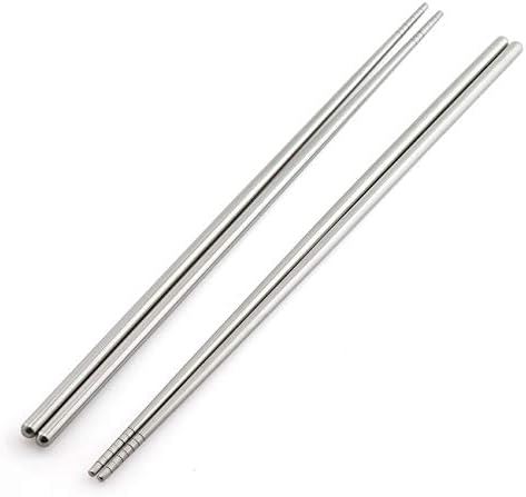 Amazon.com: Extra Long 15-Inch Stainless Steel Chopsticks With Wooden ...