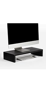 Amazon.com: Anji Mountain Wooden Monitor Stand - Elegant Monitor Riser ...