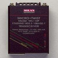 Amazon.com: MILAN TECHNOLOGIES MIL-10P Transceiver 10BASET-AUI ...