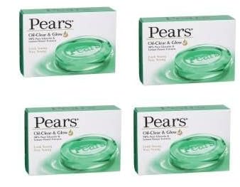 Buy Pears Soft and Fresh Soap Bar (Combo Pack of 4) - With Glycerin ...