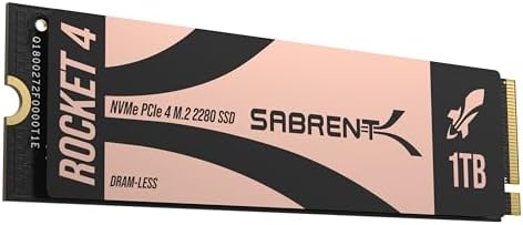Amazon.com: SABRENT Rocket 5 1TB Gen5 NVMe SSD – PCIe 5.0 M.2 2280 ...