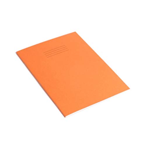 A4 School Home Office College Student Orange Exercise Book Squared (5mm ...