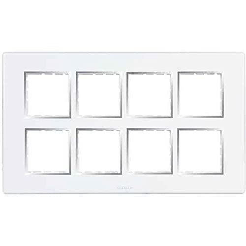 Havells Fabio Polycarbonate White 16 Module Combination Plate ...