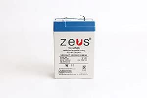 Amazon.com: 6V 5Ah ZEUS Battery Products PC5-6F1 PC5-6 SLA Battery For ...