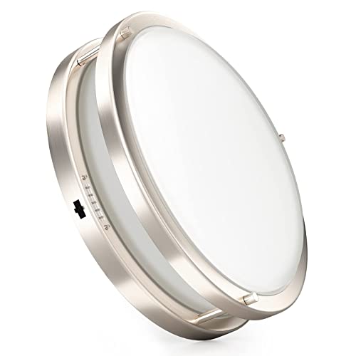 Snapklik.com : Glass 5CCT 10 Inch Hallway Light Fixtures Ceiling, LED ...