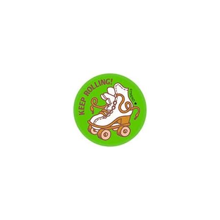 Amazon.com: Keep Rolling!/Leather Scent Retro Stinky Stickers by Trend ...