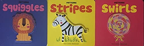 Patterns - 3 Board Books - Squiggles - Stripes - Swirls: Gina Lorena Maldonado: 9781760456672 ...