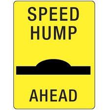 Safety Triangular Warnign Sign For Speed Breaker : Amazon.in ...