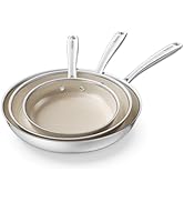 Amazon.com: Redchef Hybrid Ceramic Frying Pan Set, Non Stick Frying ...