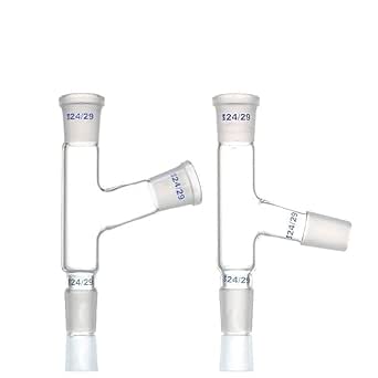 Still Head 75 Degree Glassware Laboratory Adapter to Connect Flask and ...